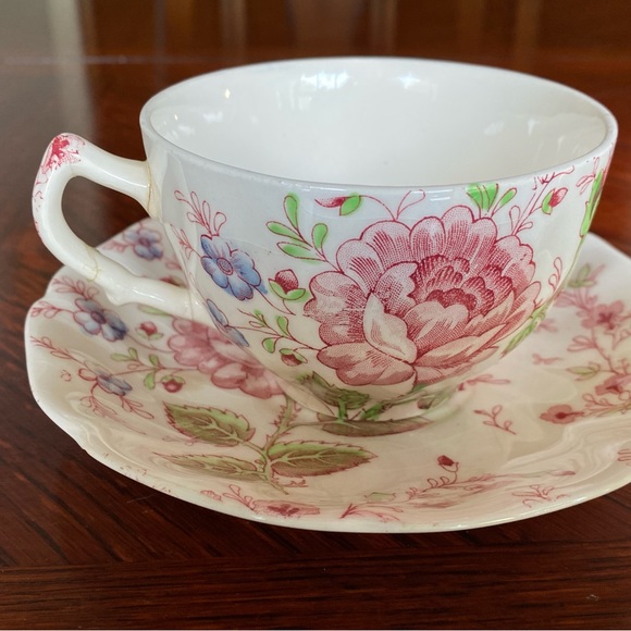Dining | Rose Chintz Pink England 1883 Stampby Johnson Brothers Teacup ...